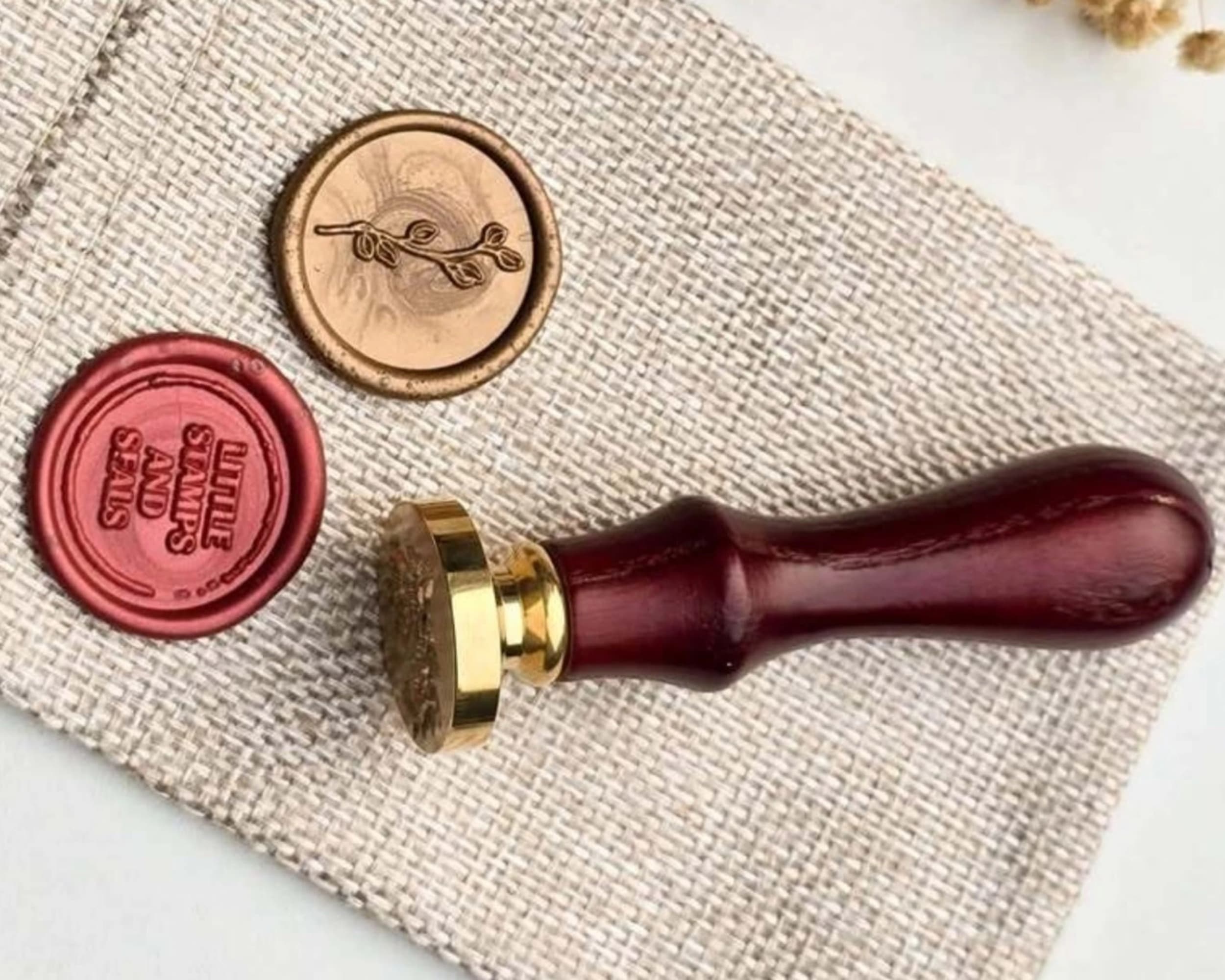 Wood Handle Wax Seal Stamps – GiftedChop
