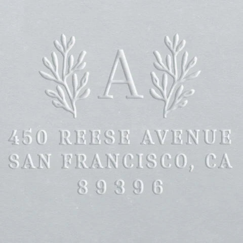 Return Address Embosser | Between Branches Design – GiftedChop